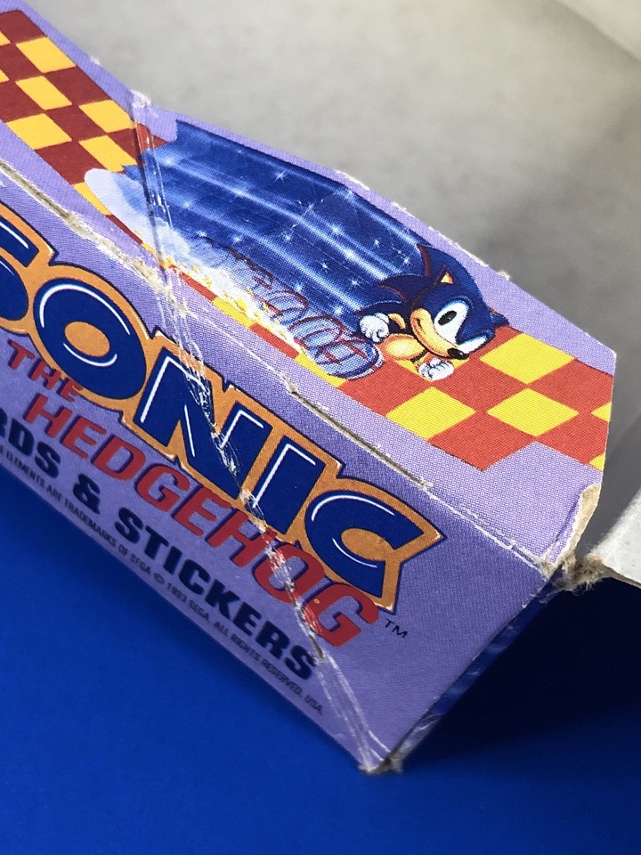 (EMPTY BOX) 1993 Topps | (SONIC THE HEDGEHOG) SEGA Trading Cards ...