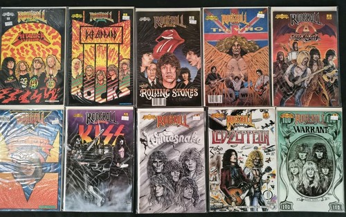 Rock 'n' Roll Comics Lot Of 10 (1989) Revolutionary Comics | eBay