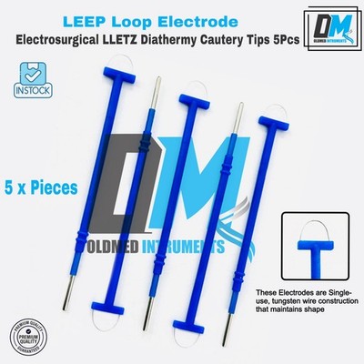 5Pcs LEEP Loop Electrode Electrosurgical Electrodes Cautery Tips LLETZ ...