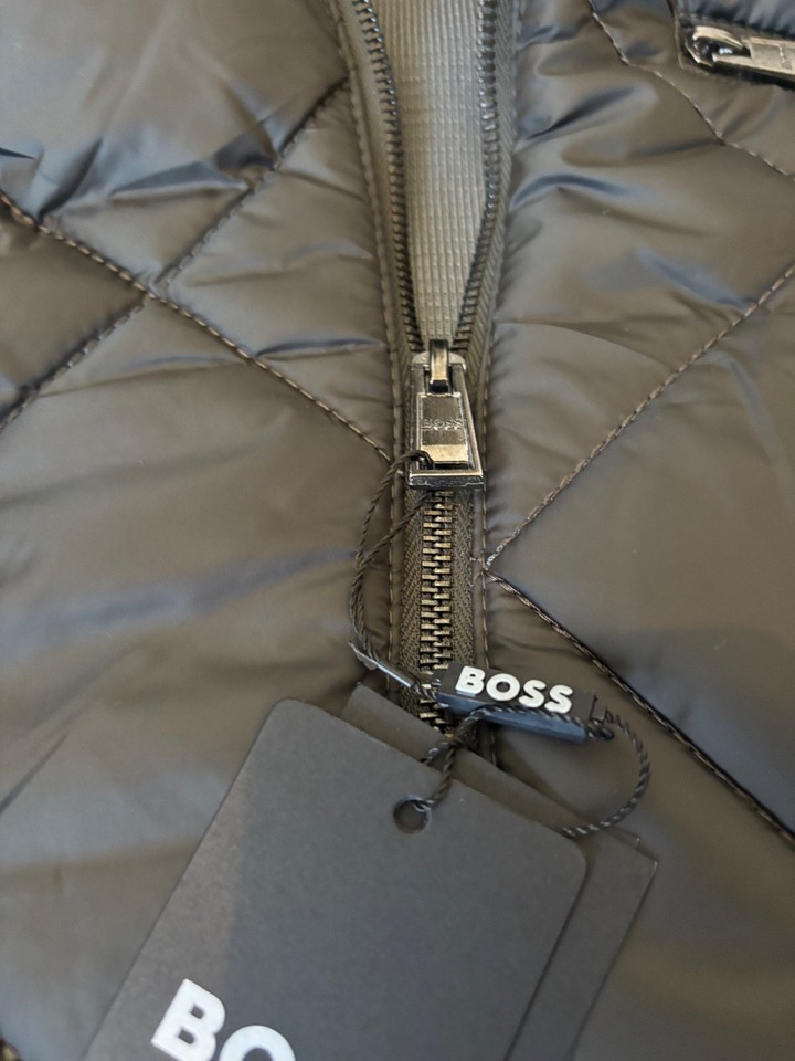Hugo Boss Lightweight jacket with knitted sleeves | eBay UK