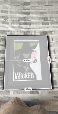 Broadway Wicked Musical Framed | Broadway Musical Poster Framed | eBay