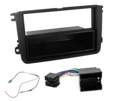 RADIO STEREO FITTING WIRING AERIAL ADAPTER FOR VW CADDY JETTA EOS GOLF ...