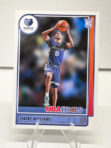 2021-22 Panini NBA Hoops Basketball #211 Ziaire Williams RC Memphis ...
