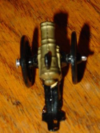 Vintage Miniature Antimony CANNON - Hand Painted Toy Charm Pendant TM ...