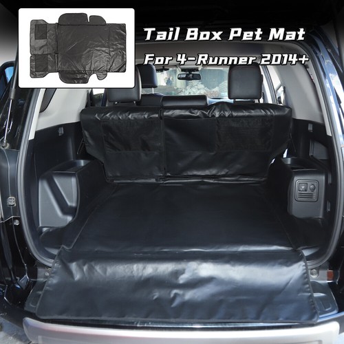 Black Mat Car Trunk Back Seat Cover Tail Box Pet Trim for 4Runner 2014 ...