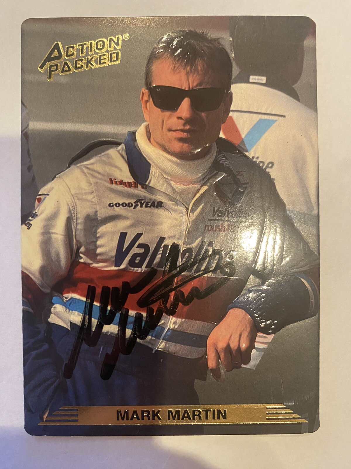 Mark Martin 1993 Action Packed NASCAR #77 Signed Autographed Card | eBay