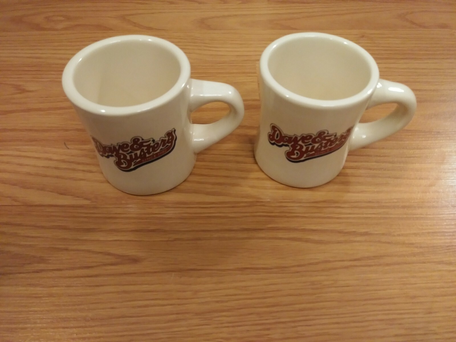 Dave & Buster's Heavy Cream Restaurant Ware/Diner Style Coffee Mugs ...
