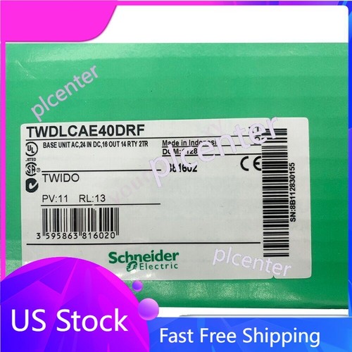 TWDLCAE40DRF Schneider Twido PLC 24 In Programmable Logic Controller ...