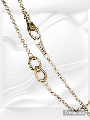 Lagos Caviar 925 Sterling Silver 32” Long Rolo Link Chain Necklace ...