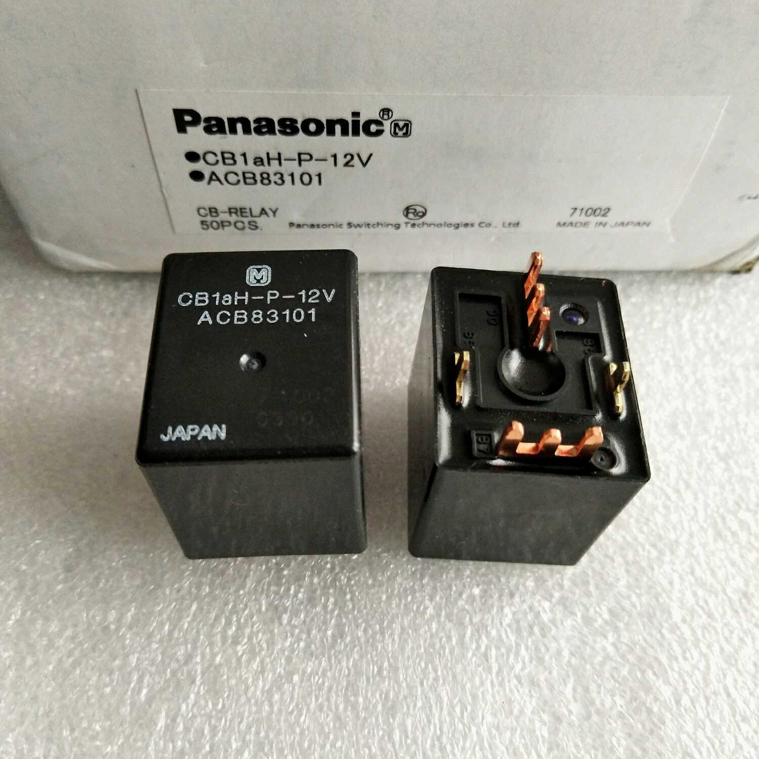 CB1AH-P-12V Panasonic Automotive Relay 4 Pin 12VDC 70A (Set of 2) | eBay