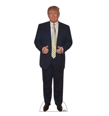 President Donald Trump Lifesize Cardboard Cutout Standups Standee Life ...