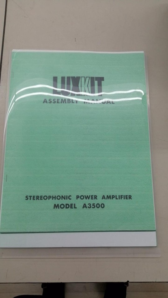 Luxman Model A3500 Tube Power Amplifier 40W 8 Ohm Push-Pull Used | eBay