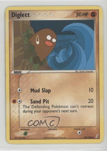 Diglett Pokémon EX Crystal Guardians #50 2006 10cj | eBay