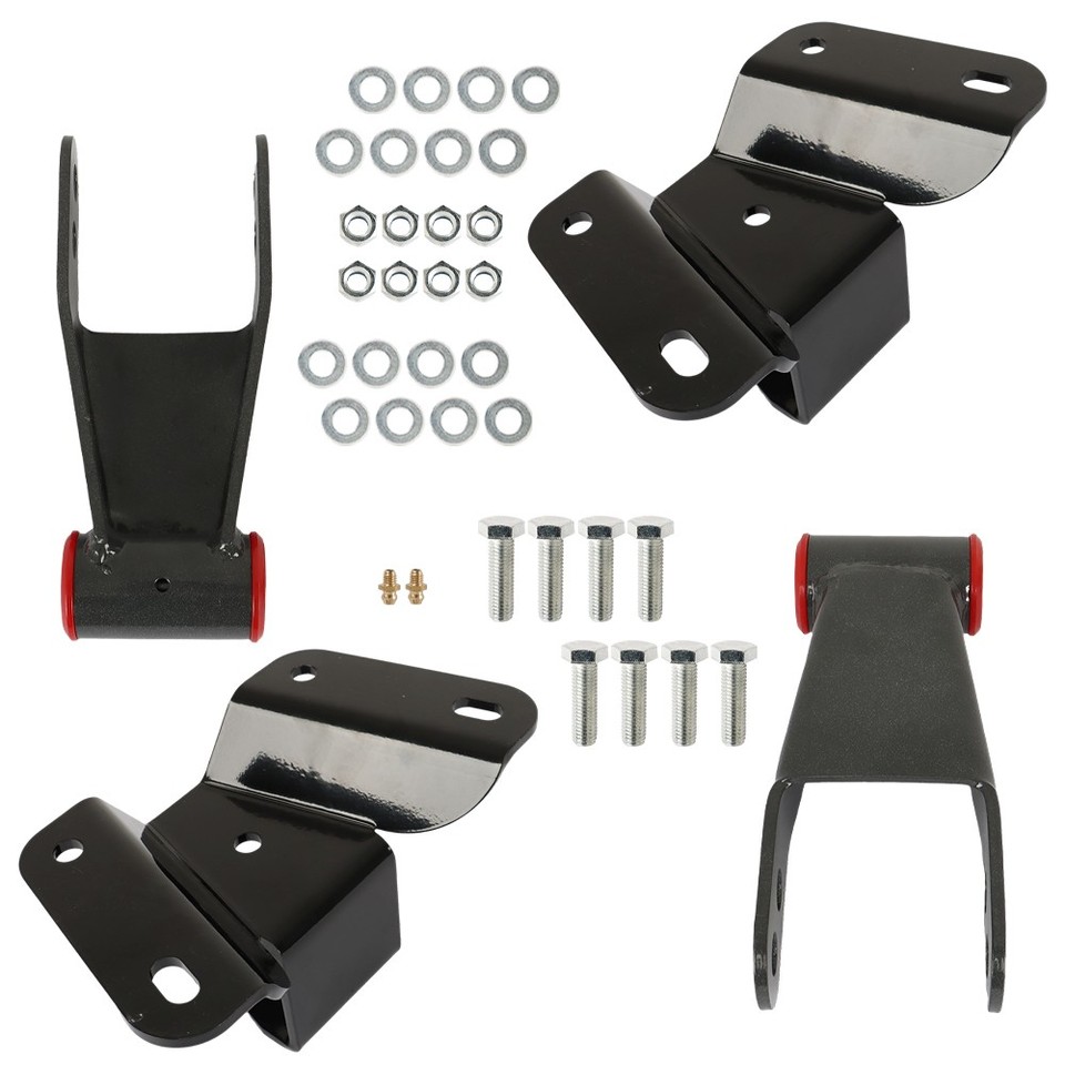 4" Drop Kit Leveling Lowering Shackles Hangers For Ford F150 F100 1973 ...