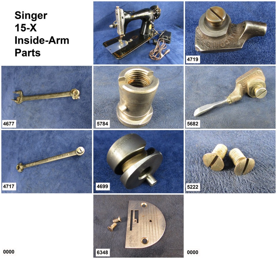 Singer Sewing Machine Models 15-88, 89, 91 Choose Your Parts! Free Ship ...