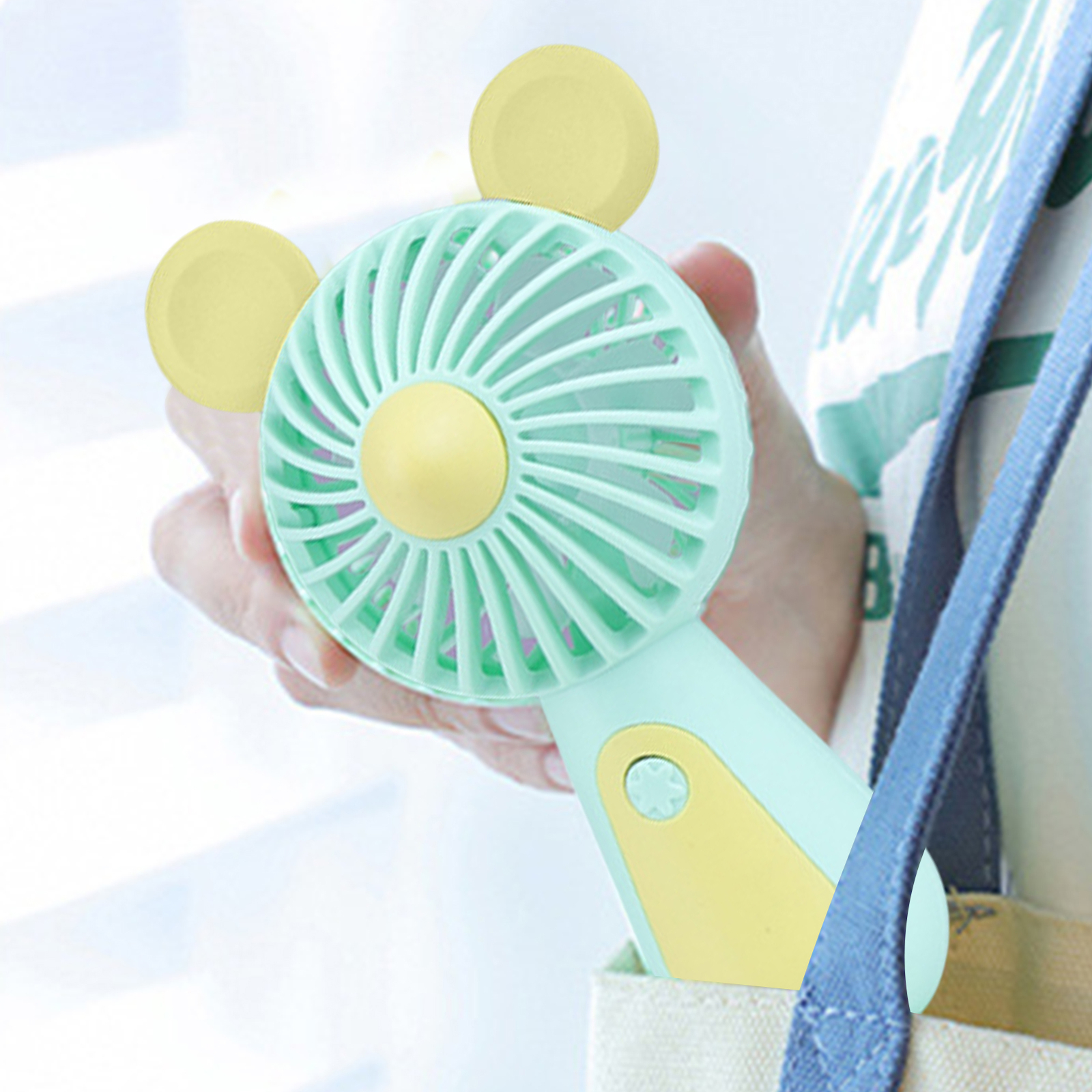 1 Set Cartoon Small Fan Usb Interface Cool Down Strong Performance ...