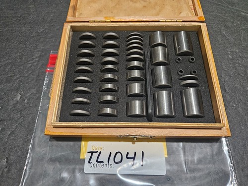 36 PC ROUND GAGE BLOCK SET HARDENED STEEL COMPLETE MADE IN KOREA ...