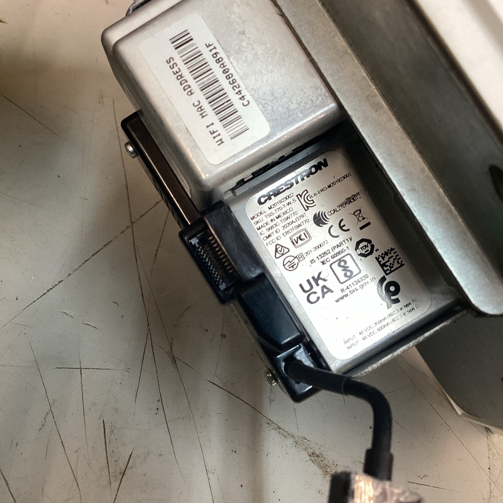 Crestron TSS-770-W-S ~ 7" Touch Panel | eBay