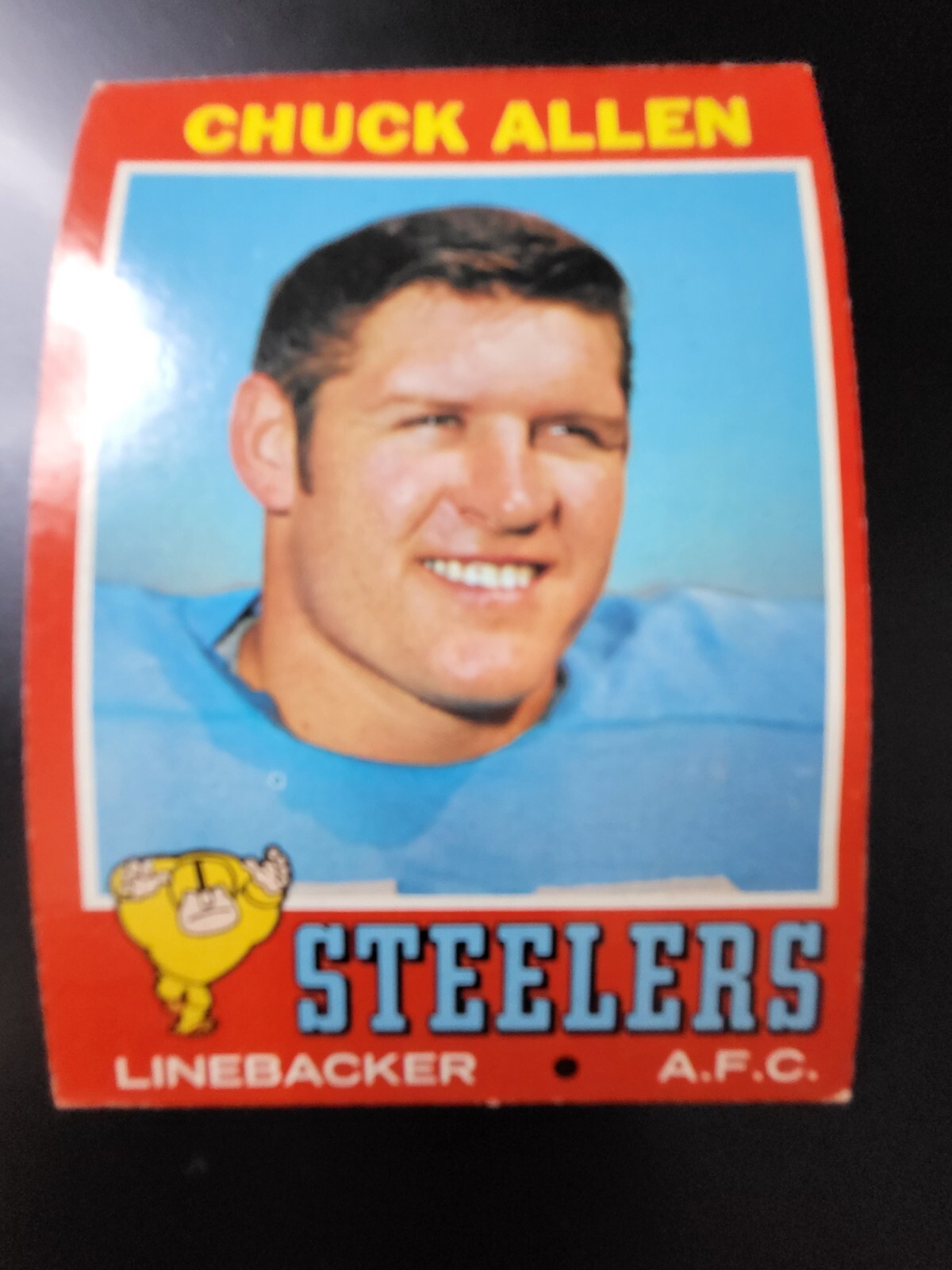 1971 Topps Chuck Allen football card #6. | eBay