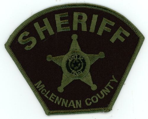 TEXAS TX MCLENNAN COUNTY SHERIFF SUBDUED SWAT STYLE NICE SHOULDER PATCH ...