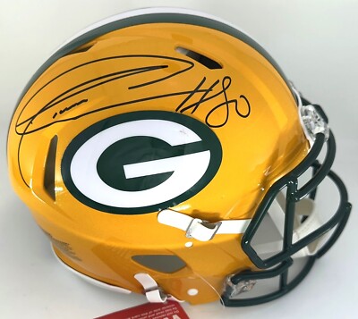 Packers DONALD DRIVER Signed Full Size Riddell AUTHENTIC Speed Helmet ...