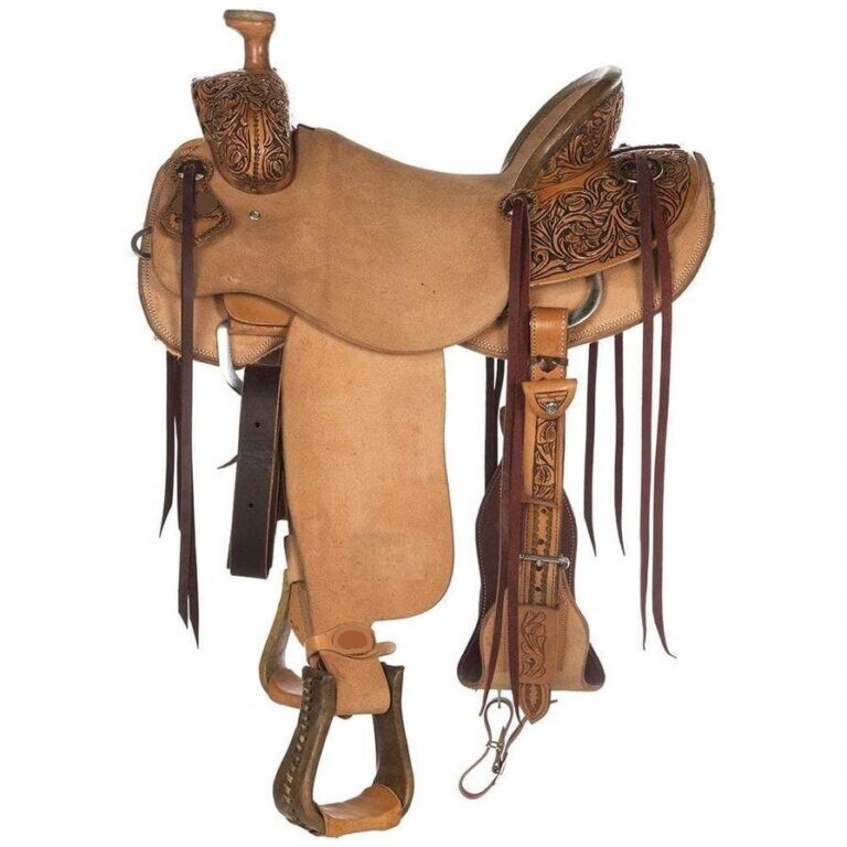 Horse Saddle Wade A Fork Tree Work Ranch Roping Roper Western Leather ...