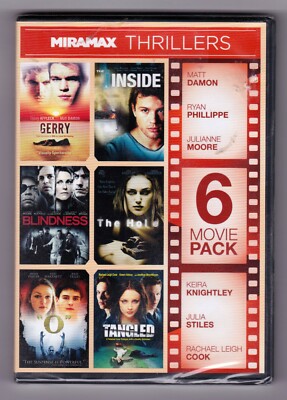 MIRAMAX THRILLERS: 6 MOVIE PACK NEW (DVD) BRAND NEW! FACTORY SEALED ...