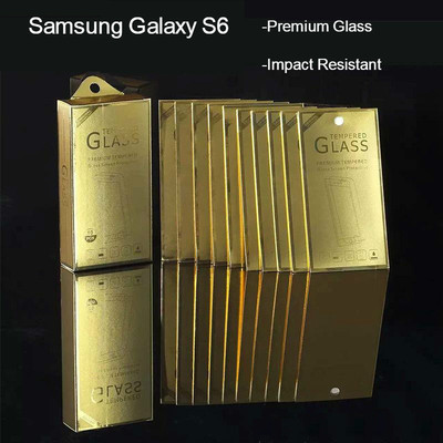 GLASS Screen Tempered Galaxy S6 Protection Thin Full Coverage Ultra ...