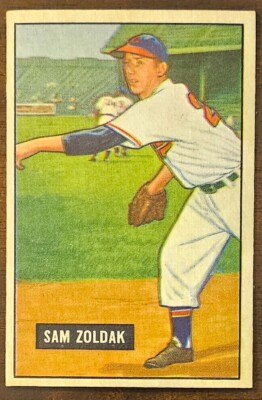 1951 Bowman #114 Sam Zoldak NM Philadelphia Athletics | eBay