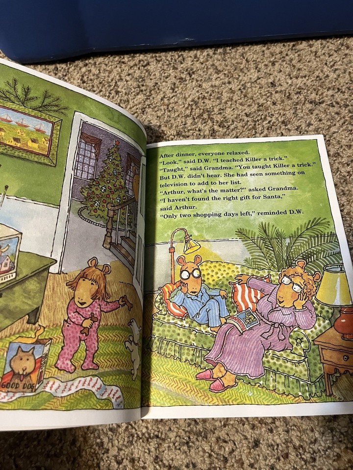 Arthur’s Christmas Marc Brown Paperback Book Scholastic 1984 | eBay