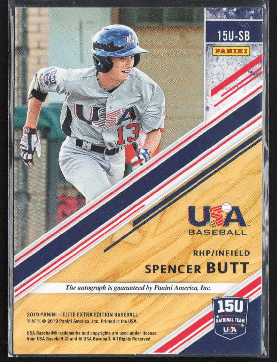 2019 Panini Elite Extra Edition - 15u National Team Signatures Spencer ...