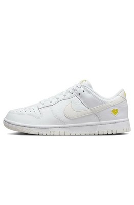 Nike Dunk Low Valentine's Day Women's Sneakers Size 10.5 Yellow Heart ...