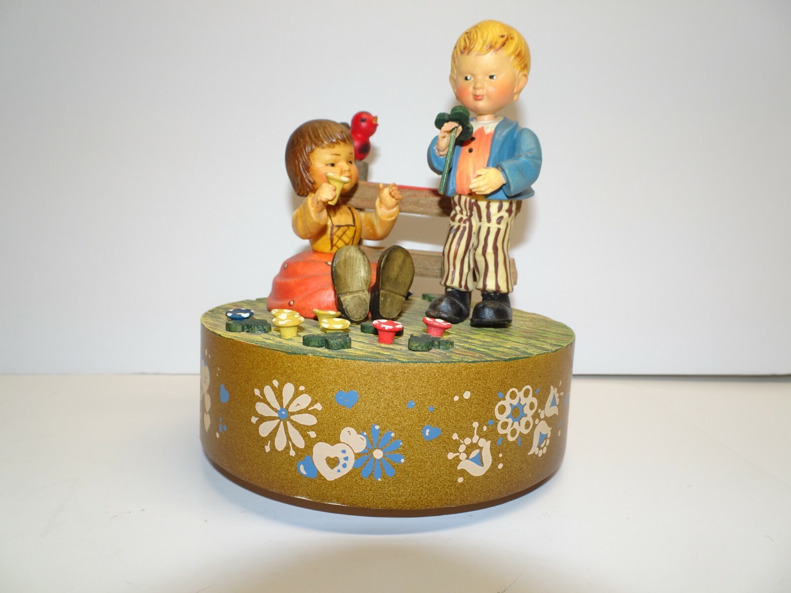 Vintage ANRI music box Switzerland ceramic and porcelain | eBay