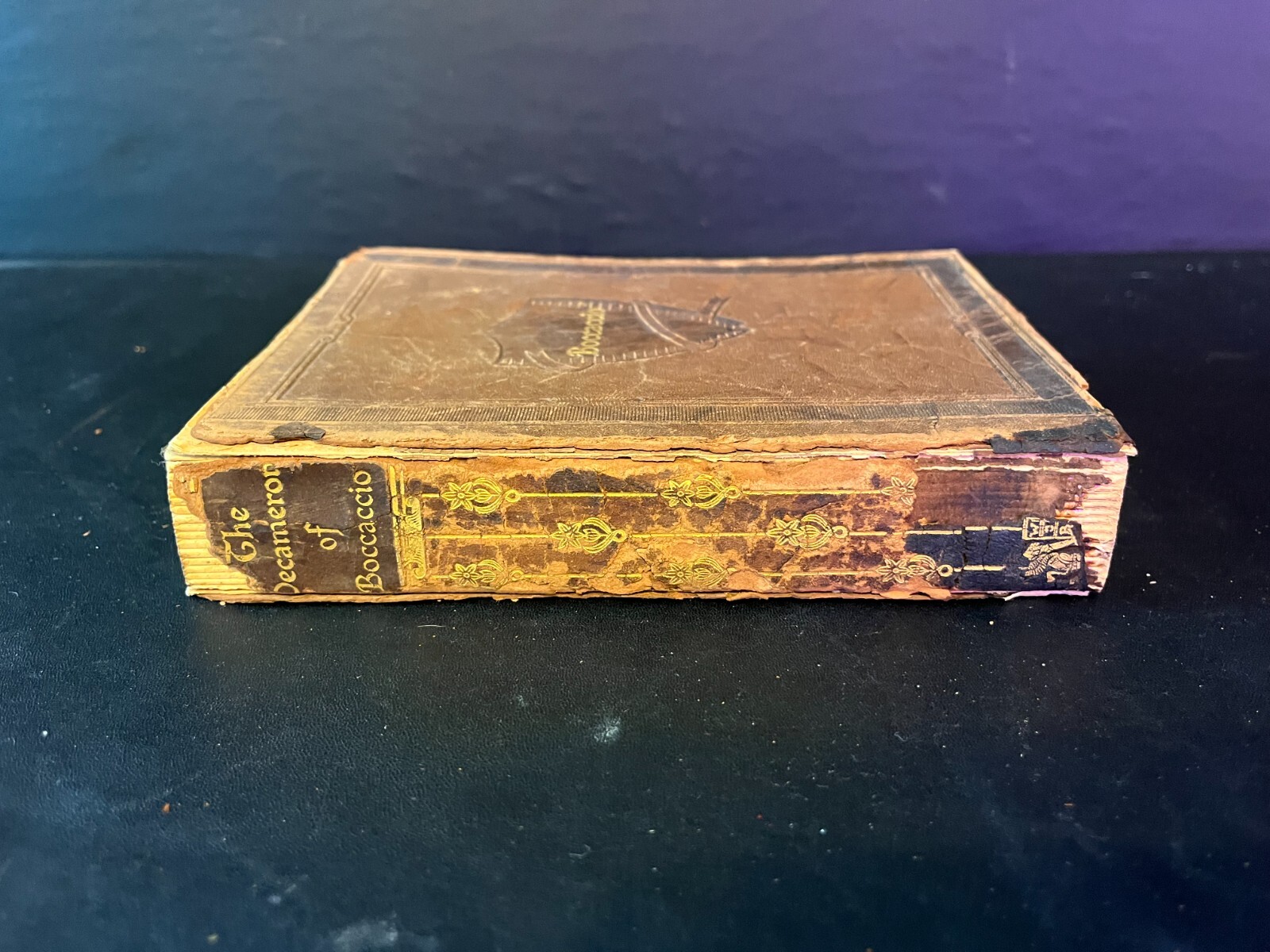 The Decameron by Giovanni Boccaccio Soft Leather Book early 1900s | eBay