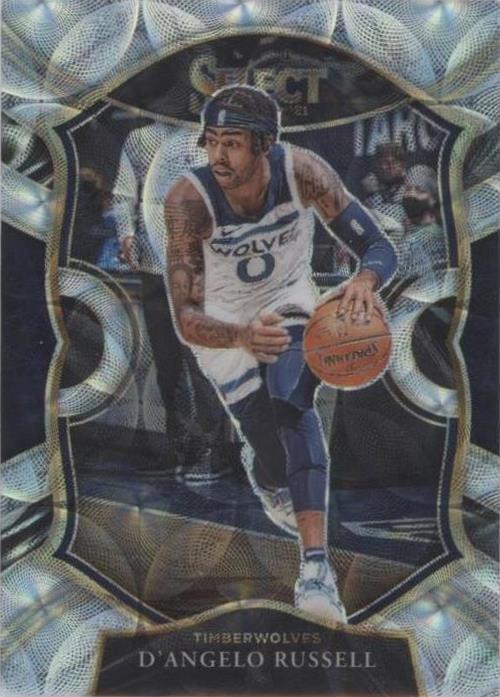 2020-21 Panini Select - Concourse D'Angelo Russell #18 Scope Prizm for ...