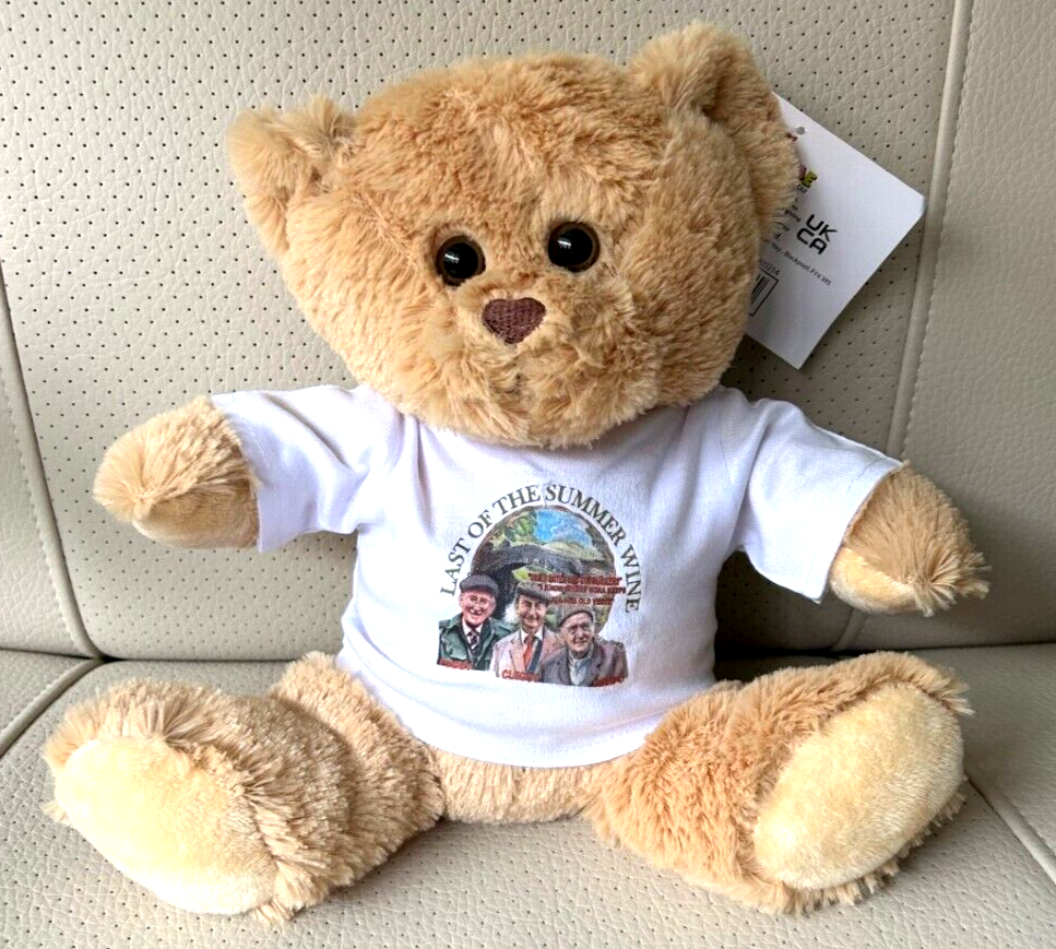 THE LAST OF THE SUMMER WINE very cuddly TEDDY BEAR Compo, Cleggy, Foggy ...