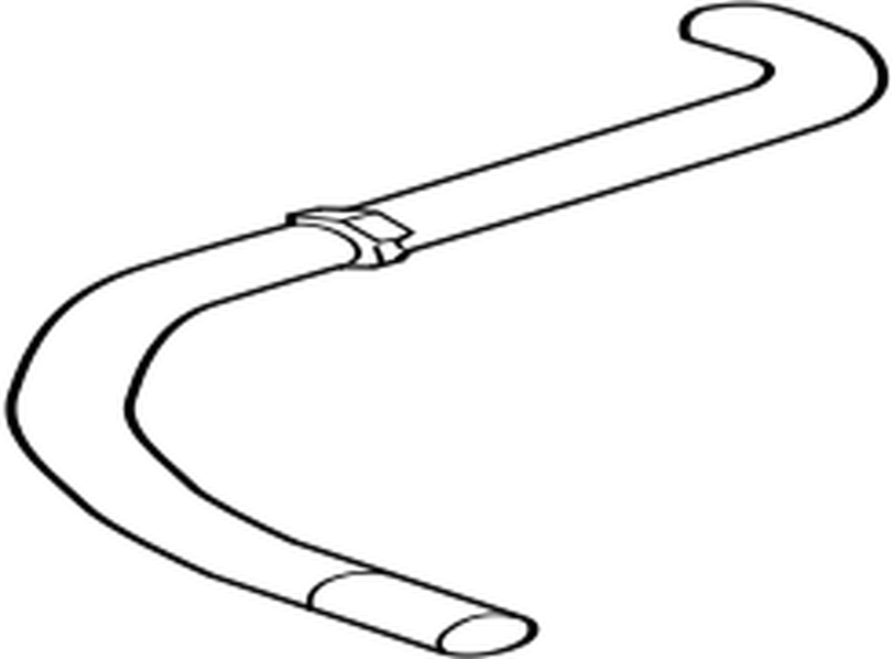 21501-3JA0A Nissan Hose-radiator, upper 215013JA0A, New Genuine OEM ...