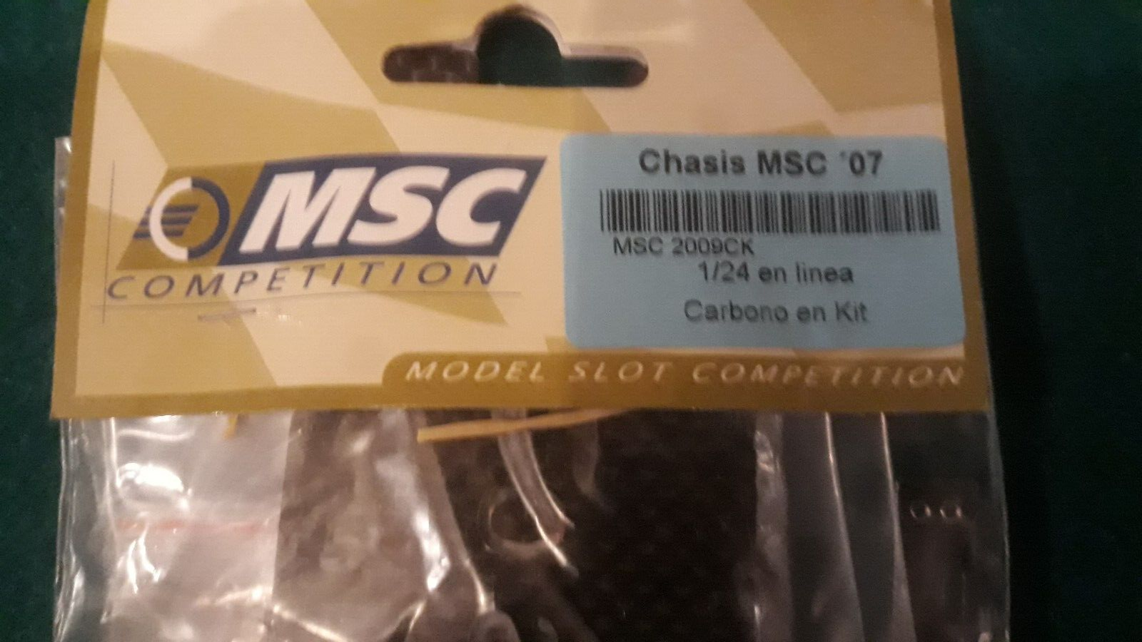 SLOT CHASSIS CARBONNE KIT 1/24 MSC 07 Réf MSC 2009CK | eBay