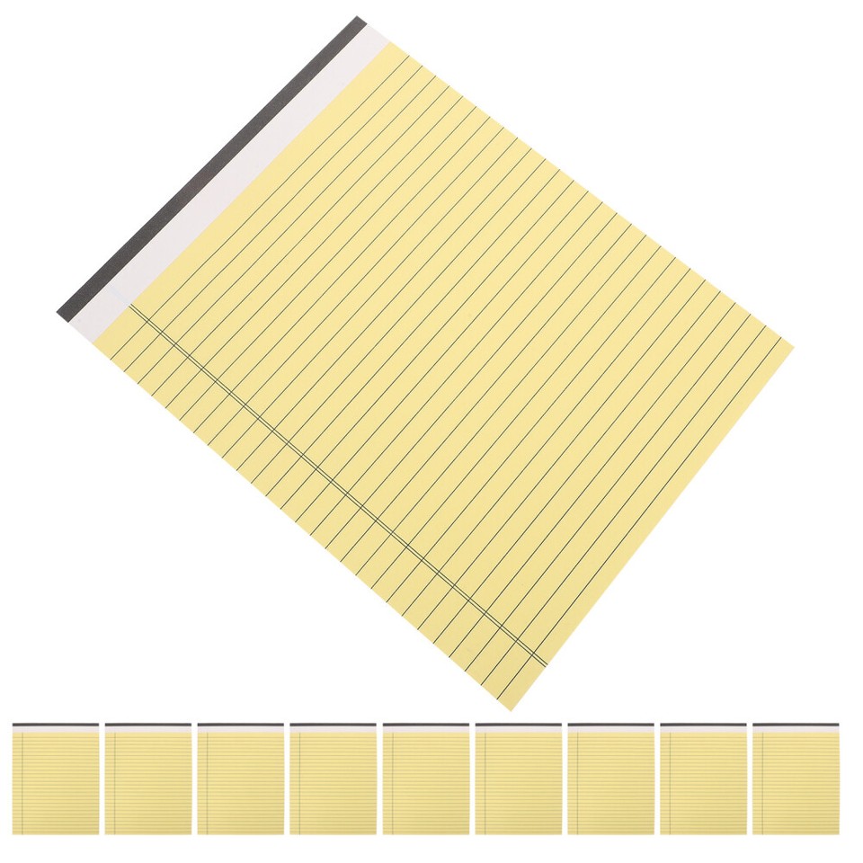 10 Pcs Lined Paper Pads Writing Pads White Note Pads School Note Pads ...