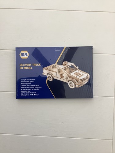 NAPA Delivery Truck 3D Model WDTRK21 6.25”Lx3.25”Wx2.75”H Plywood Age ...