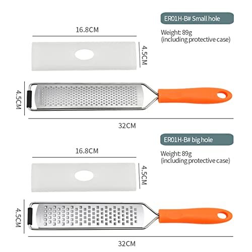 Cheese Grater Lemon Zester Set Of 2 Zester Grater With Handle Stainless ...