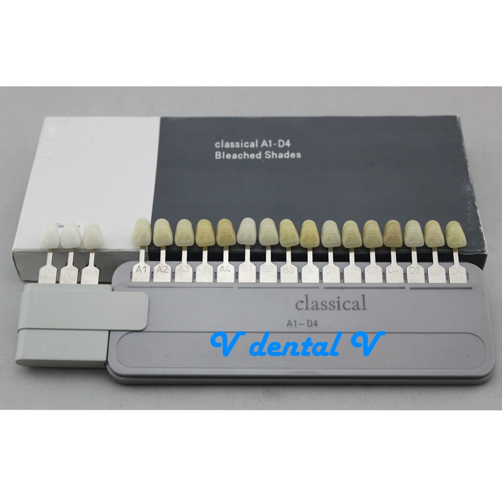 Vita Classical A1 D4 Dental Shade Guide With Vita Bleached