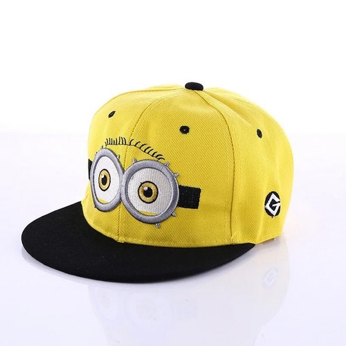 Minions Cartoon Cute Kawaii Kids Embroidered Baseball Cap Parent-Child ...