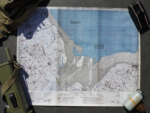 US Normandy Invasion Map 101st 'Ste Marie du Mont' (Carentan dispatch ...
