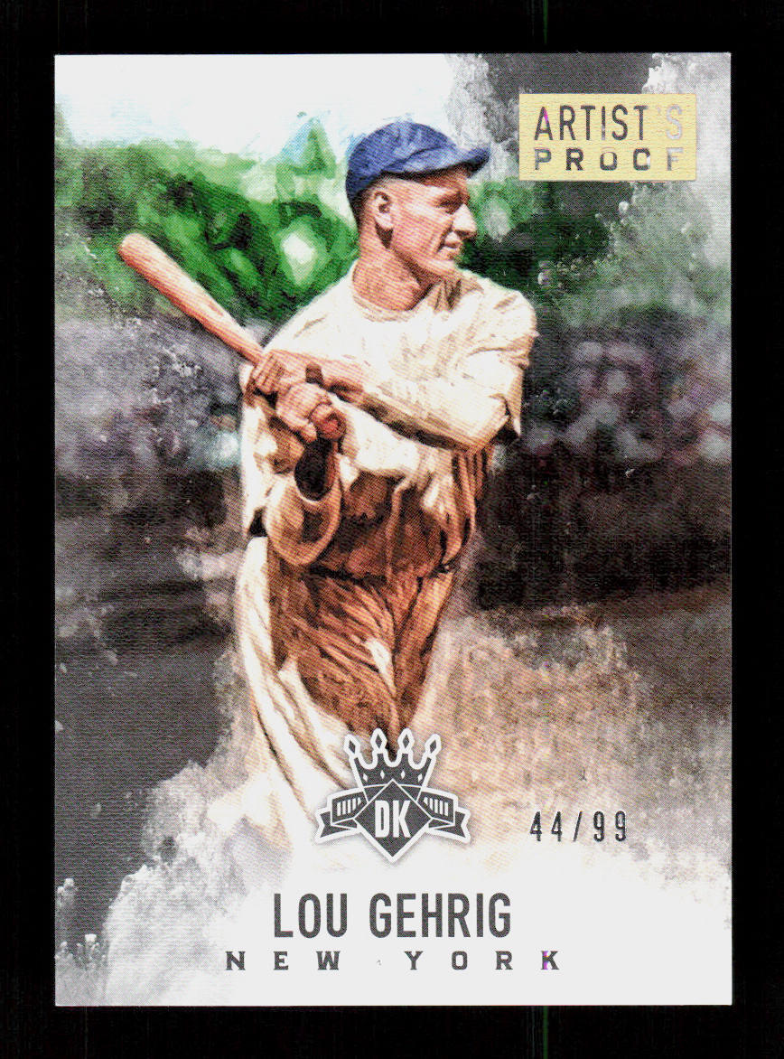 2017 Panini Diamond Kings #24 Lou Gehrig Artist's Proof /99 | eBay