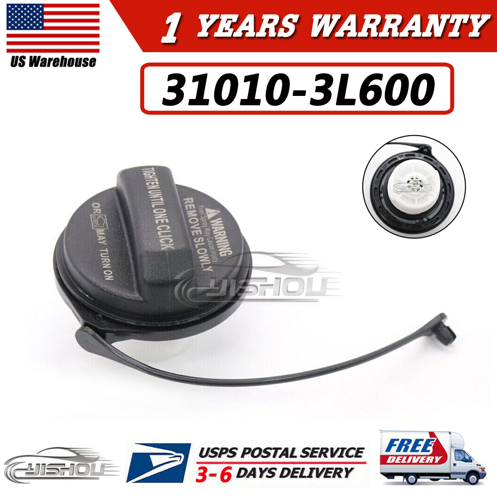 For Kia Hyundai New Fuel Tank Filler Hose Gas Cap With Tether Non ...
