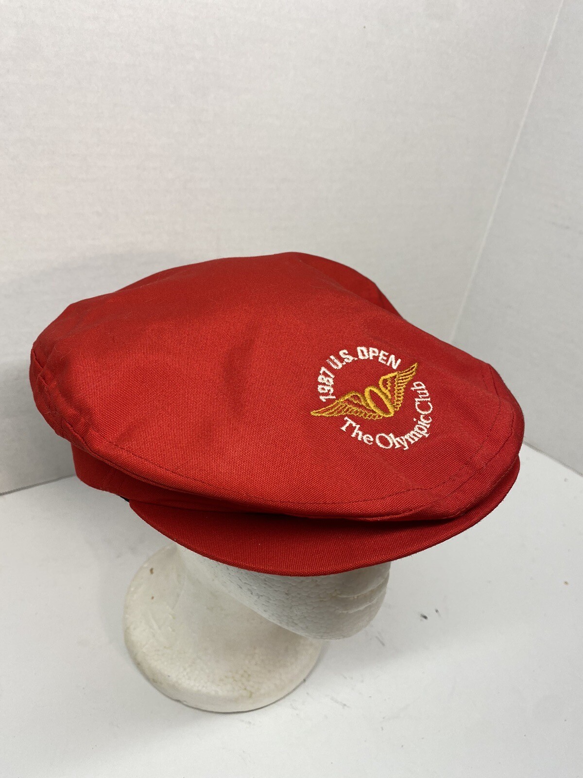 Vintage 1987 US Open The Olympic Club Flat Cap Cabbie… - Gem
