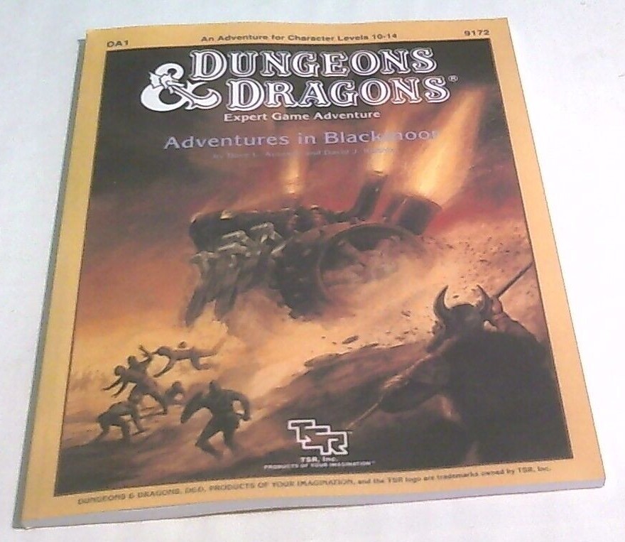 DA1 Adventures in Blackmoor Reprint D&D adventure module book wotc TSR ...