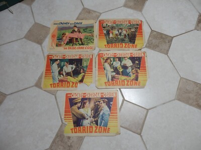 VTG Lot of 5 TORRID ZONE Lobby Card (Fine+) 1940 James Cagney Movie ...
