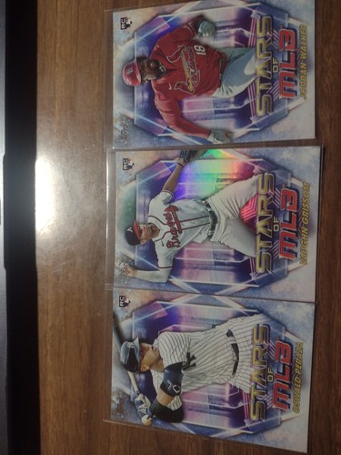 Jordan Walker, Vaughn Grissom & Oswald Peraza Stars of the MLB Topps | eBay